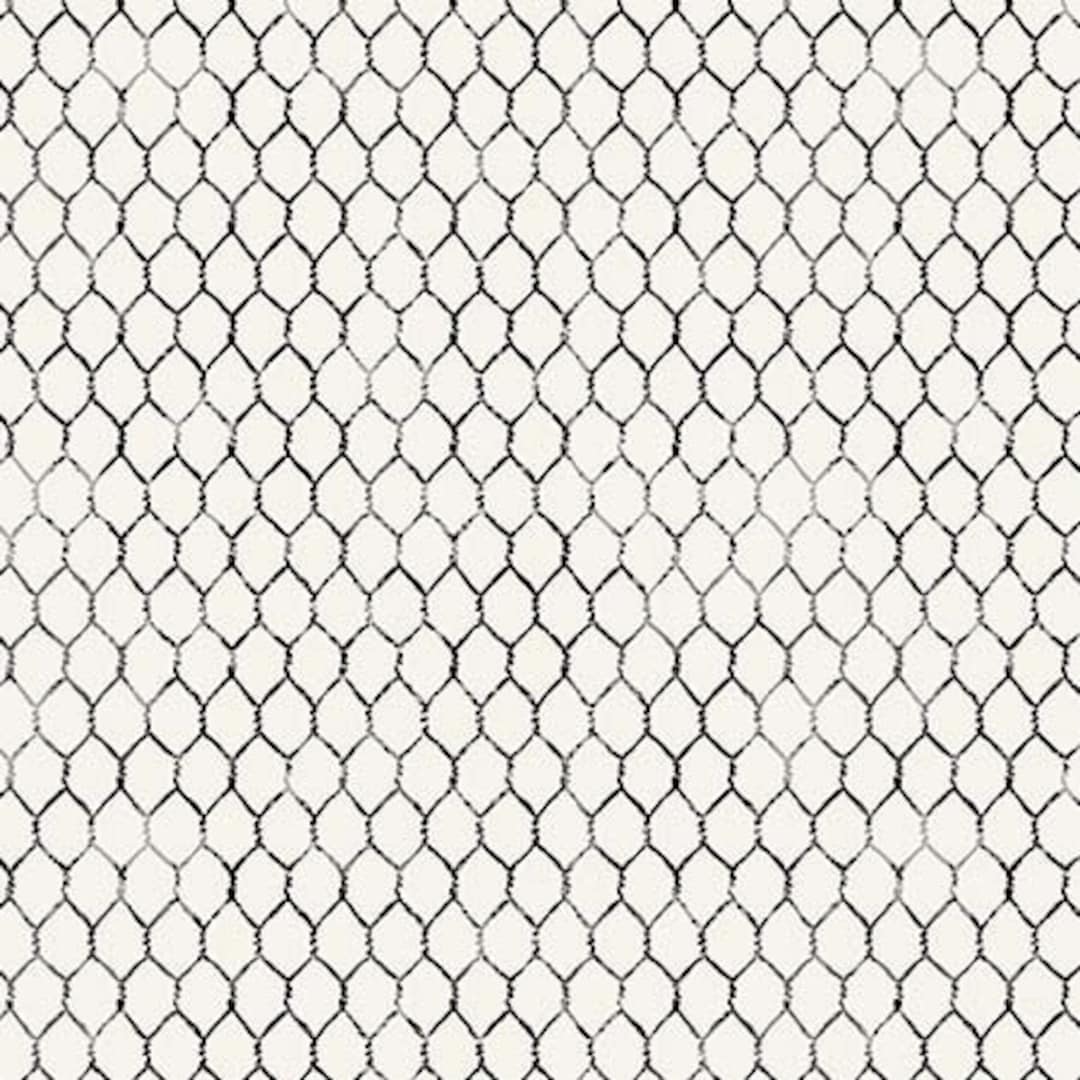 Chicken Wire Fabric by Michael Miller Chicken Fabric Farm Fabric ...