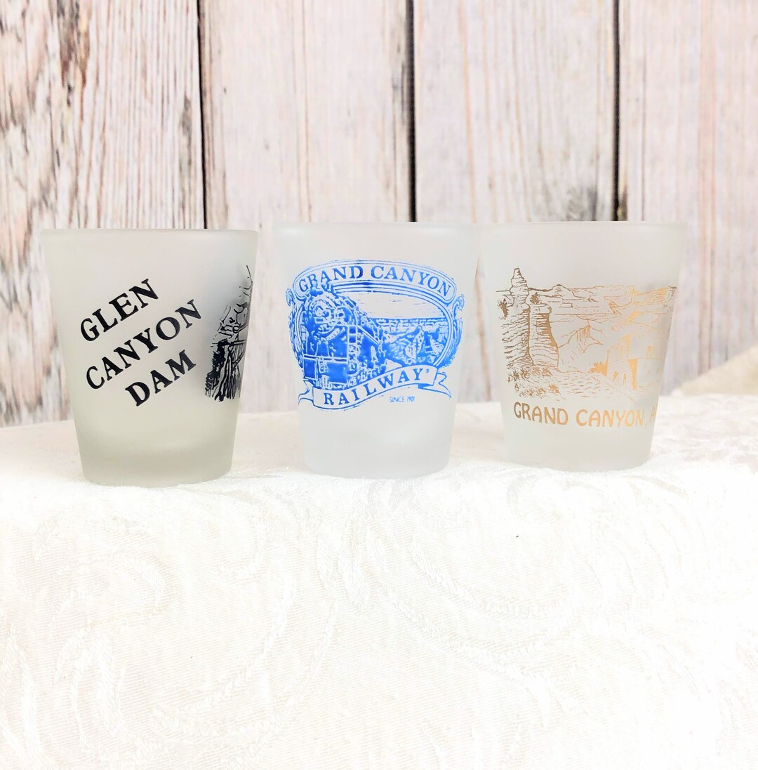Vintage Arizona Frost Shot Glass Souvenir Your Choice Grand Canyon ...
