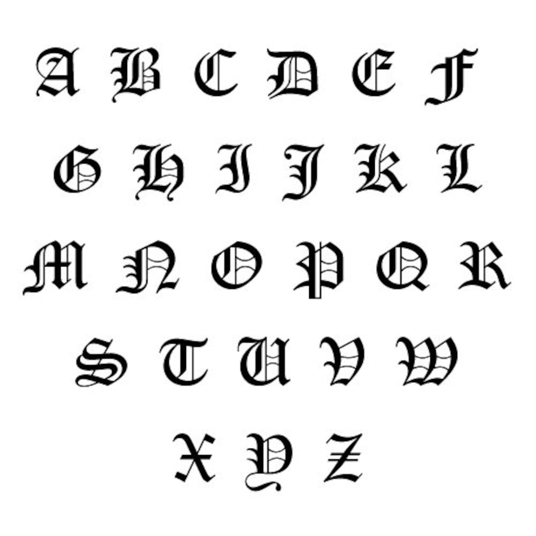 Old English Mini Set - Etsy