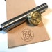 Custom Leather Stamps • Handle Included • Made in USA • 3/8 Thick Brass ...