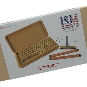 Goudy Light Alphabet Stamp Set•1/4 Tall (215 Piece Set)•upper and ...