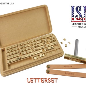 Goudy Cursive Alphabet Stamp Set•1/4 Tall (215 Piece Set)•upper and ...