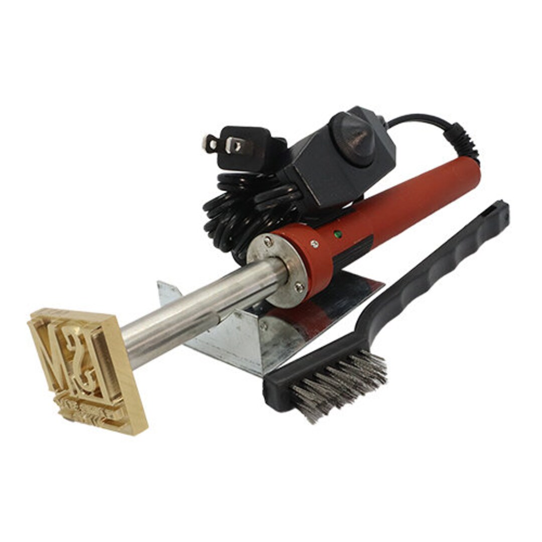 Custom Leather Stamp & Heavy Duty Variable Heat 80 Watt Heating Iron - Etsy