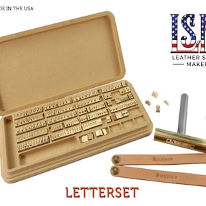 Goudy Light Alphabet Stamp Set•1/4 Tall (215 Piece Set)•upper and ...