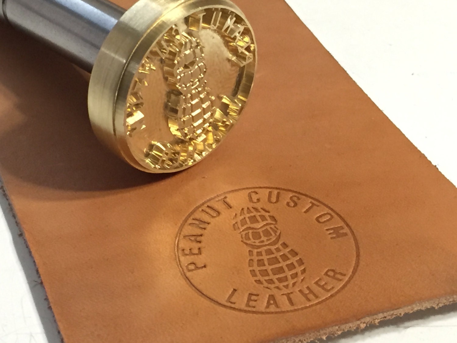 Custom Leather Stamps Handle Included Made in USA 3/8 | Etsy