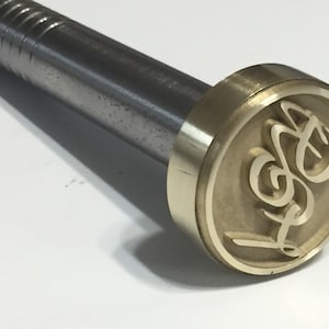 Custom Leather Stamps • Handle Included • Made in USA • 3/8 Thick Brass ...