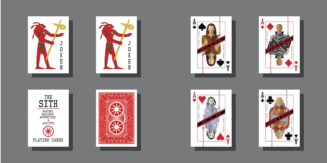 Sith Playing Cards - Etsy