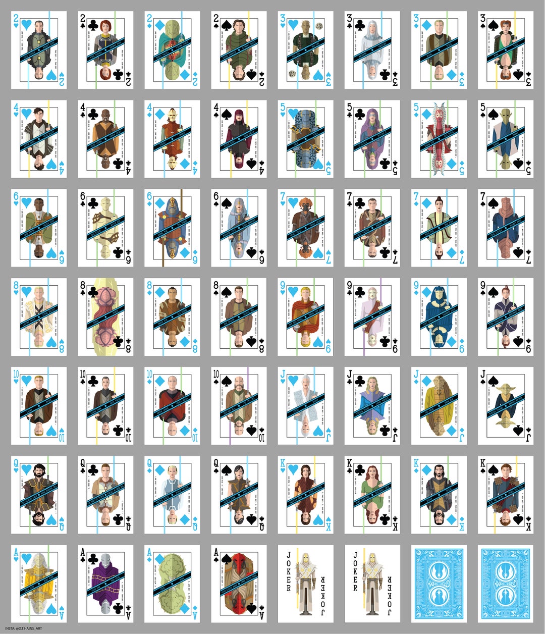 Jedi of the Old Republic Playing Cards - Etsy