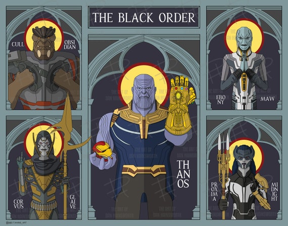The Black Order - Etsy