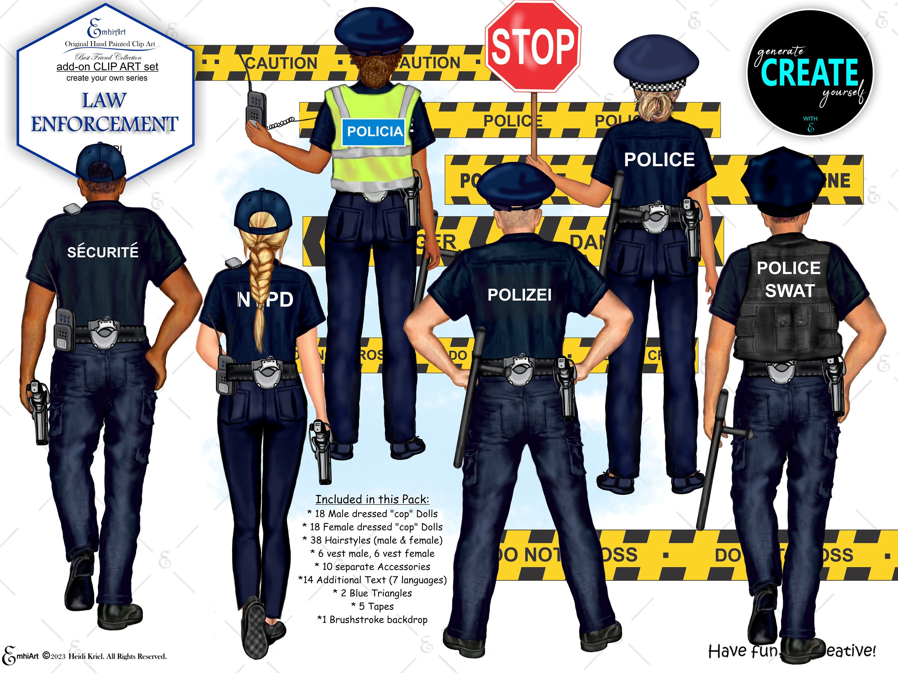 Police Officer Hat Clip Art
