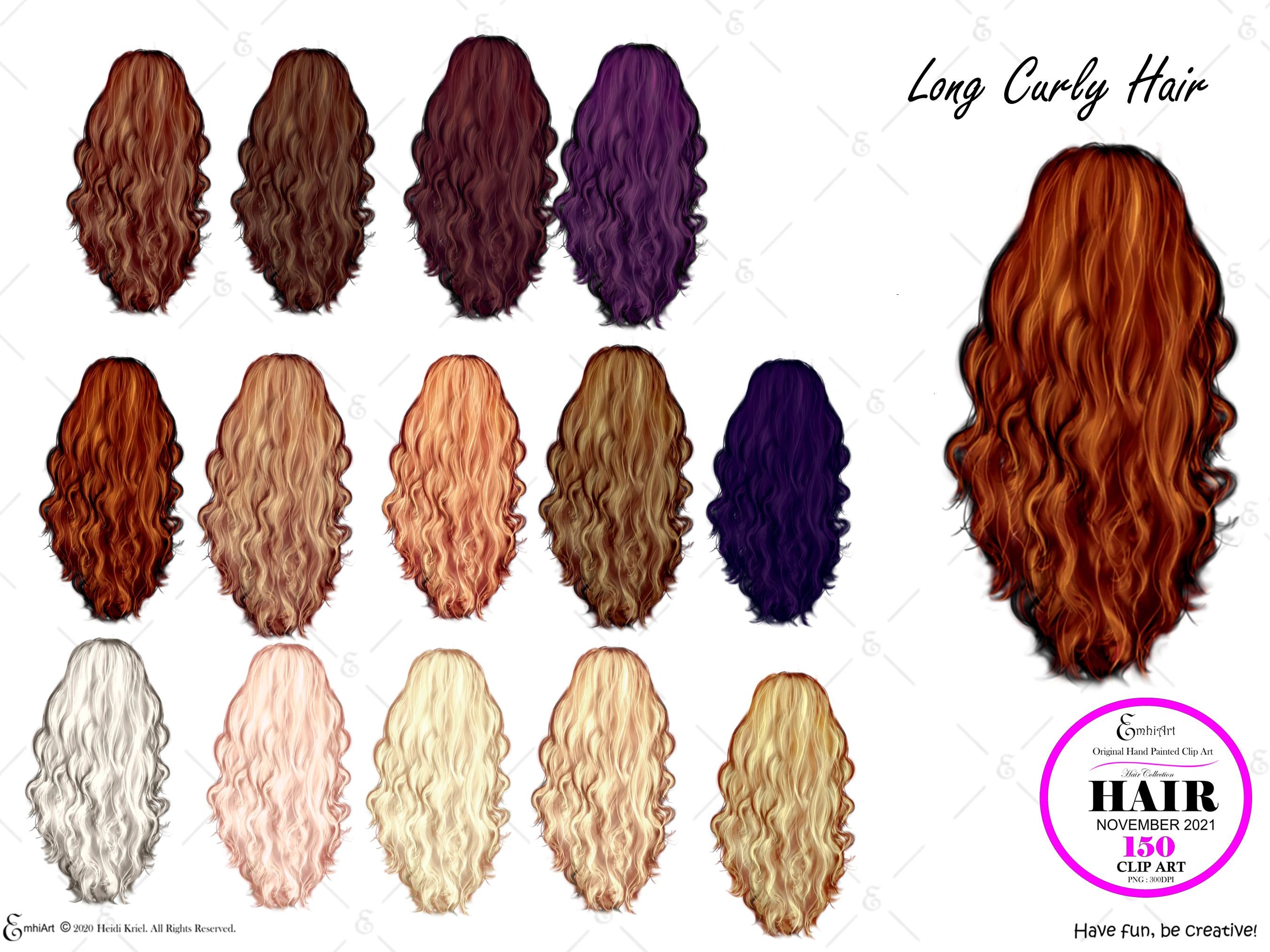 Clip Art Frizzy Hair