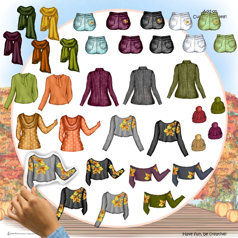 Best Friend Clipart Autumn Fall Custom Add on Bundle.bff - Etsy