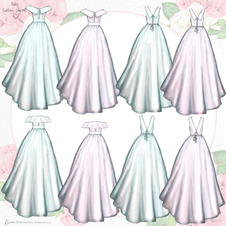 Wedding Clipart JUNE Bride Extension Wedding Clipart - Etsy