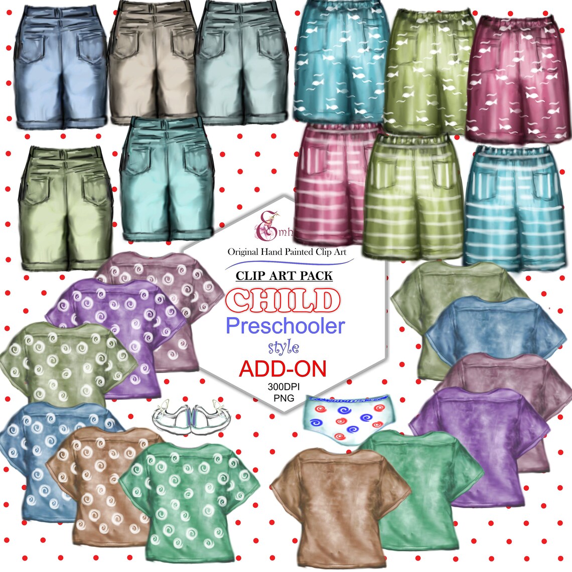 Child PRESCHOOLER Add-on Custom Yourself Clip Art - Etsy