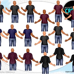 Guys and Girls Best Friends Custom Clipart Bundle.couple Clipart.custom ...