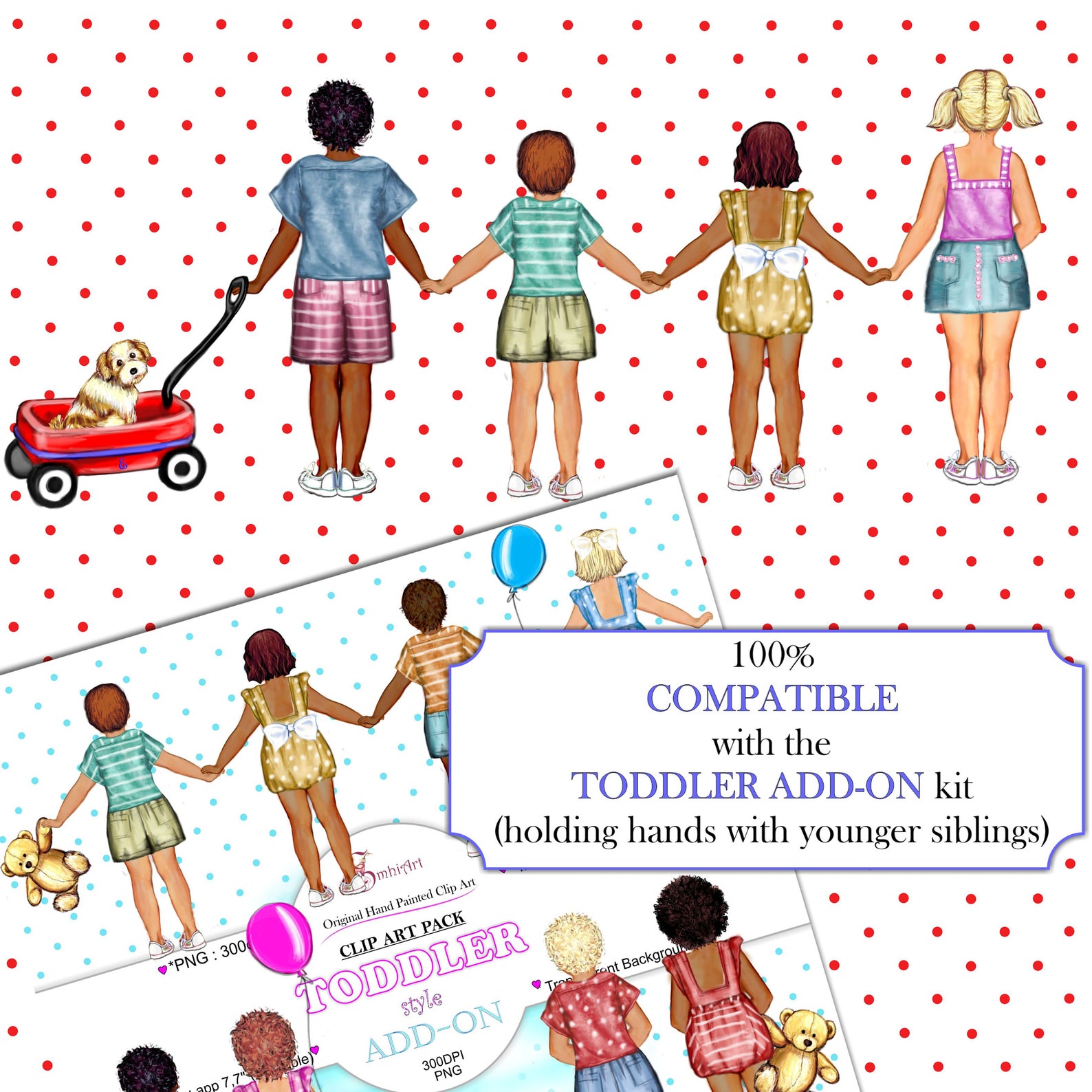 Child PRESCHOOLER Add-on Custom Yourself Clip Art - Etsy