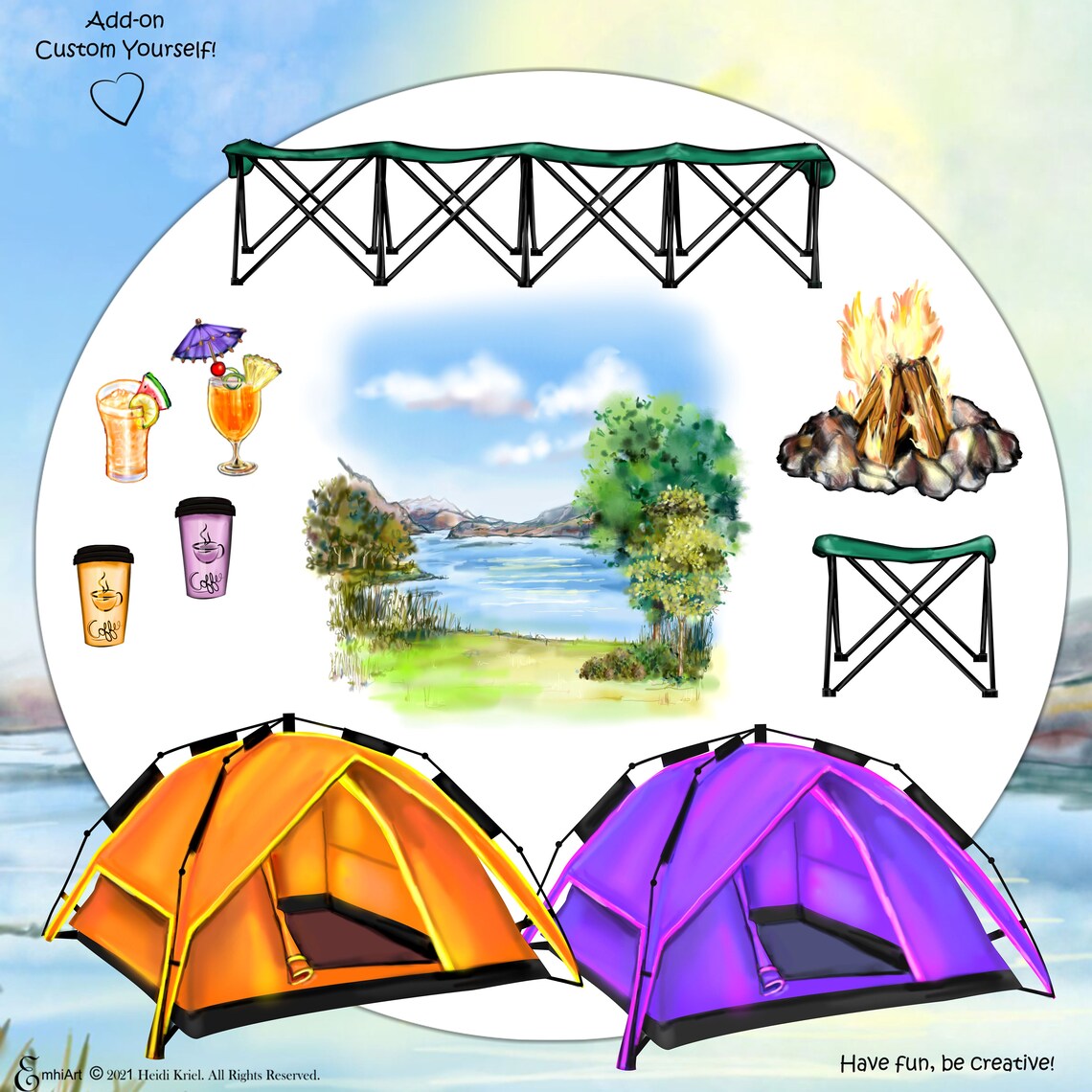 Summer Girls Custom Add-on Clip Art Pack .best - Etsy