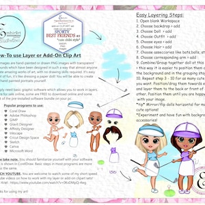 Sporty Best Friend Chibi Style Clipart Bundle.cute Custom Skin and Hair ...