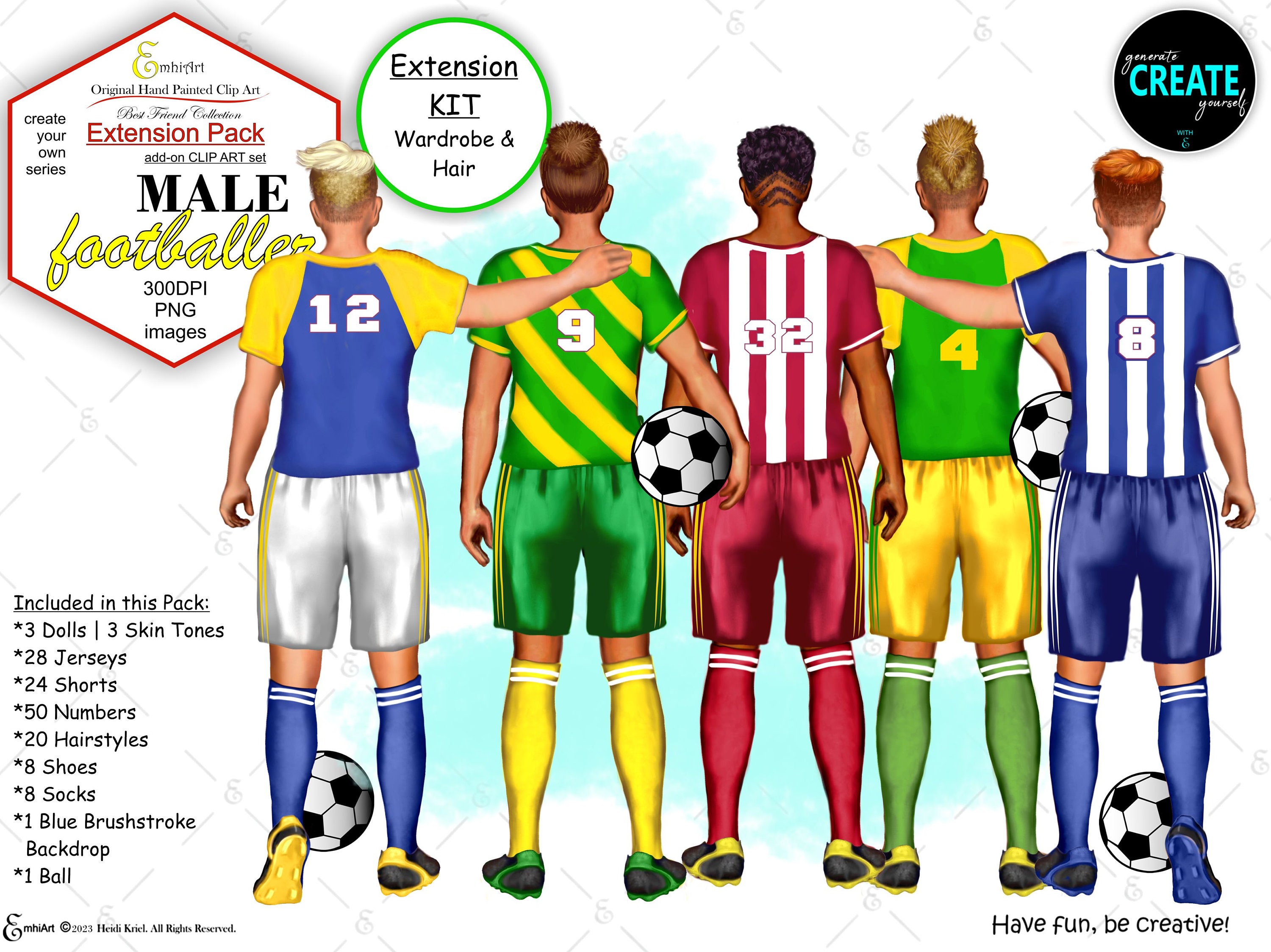 Football Team Clipart