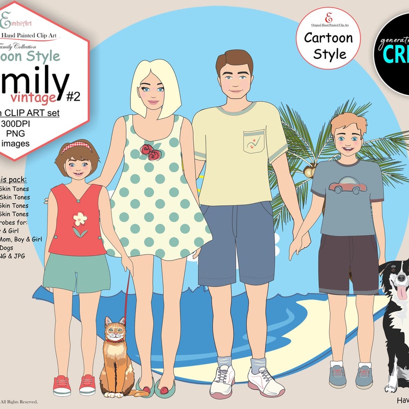 Family Clipart Bundle - Etsy