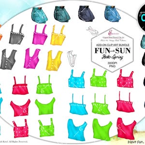 Spring Fun in the Sun Custom Clip Art Pack.best Friend Cliparts ...