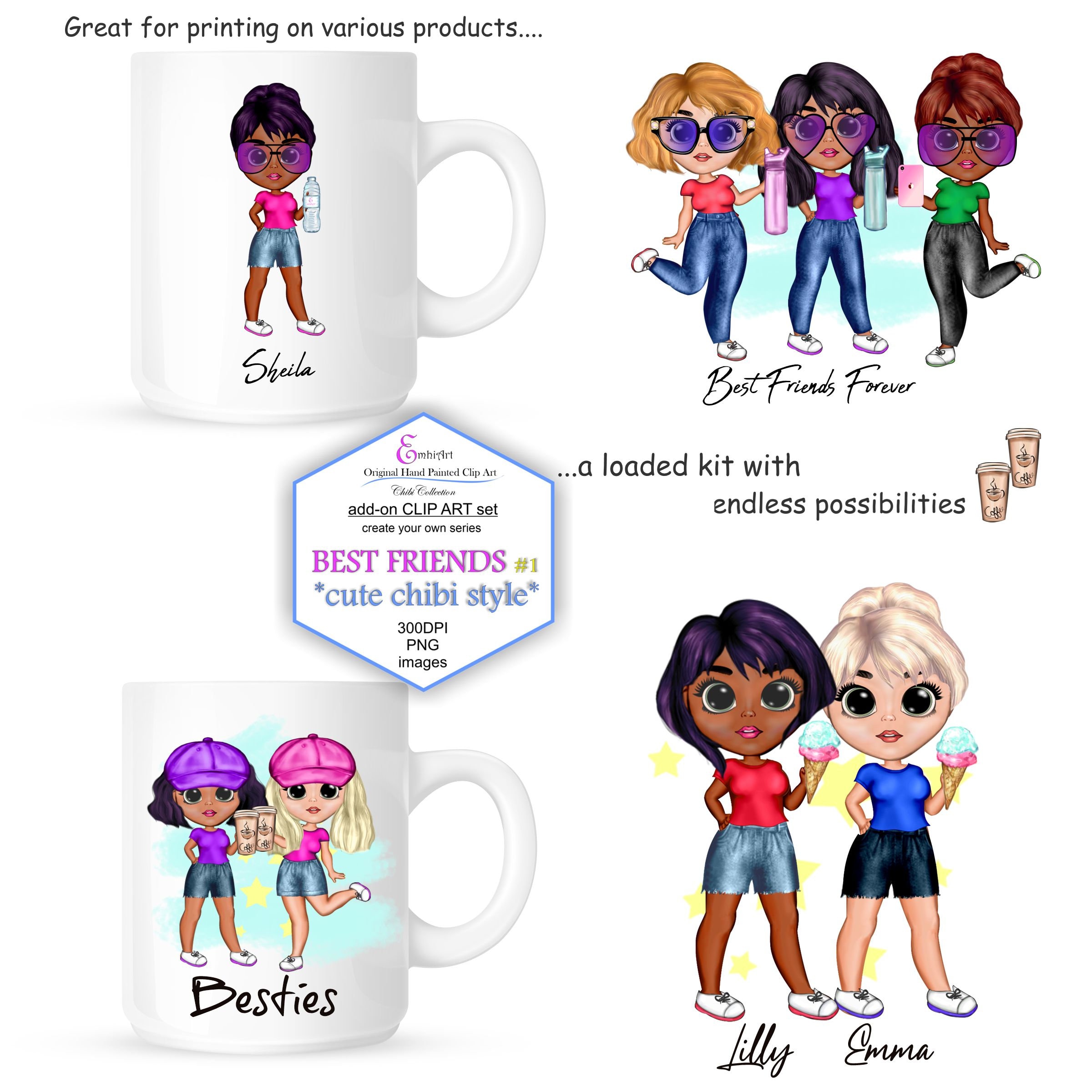 Chibi Best Friends Forever