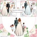 Wedding Clipart JUNE Bride Extension Wedding Clipart Pack.dolls/3 Skin ...