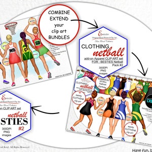 NETBALL Best Friend Apparel | Clothing Mainly Add - Add - on Clipart ...