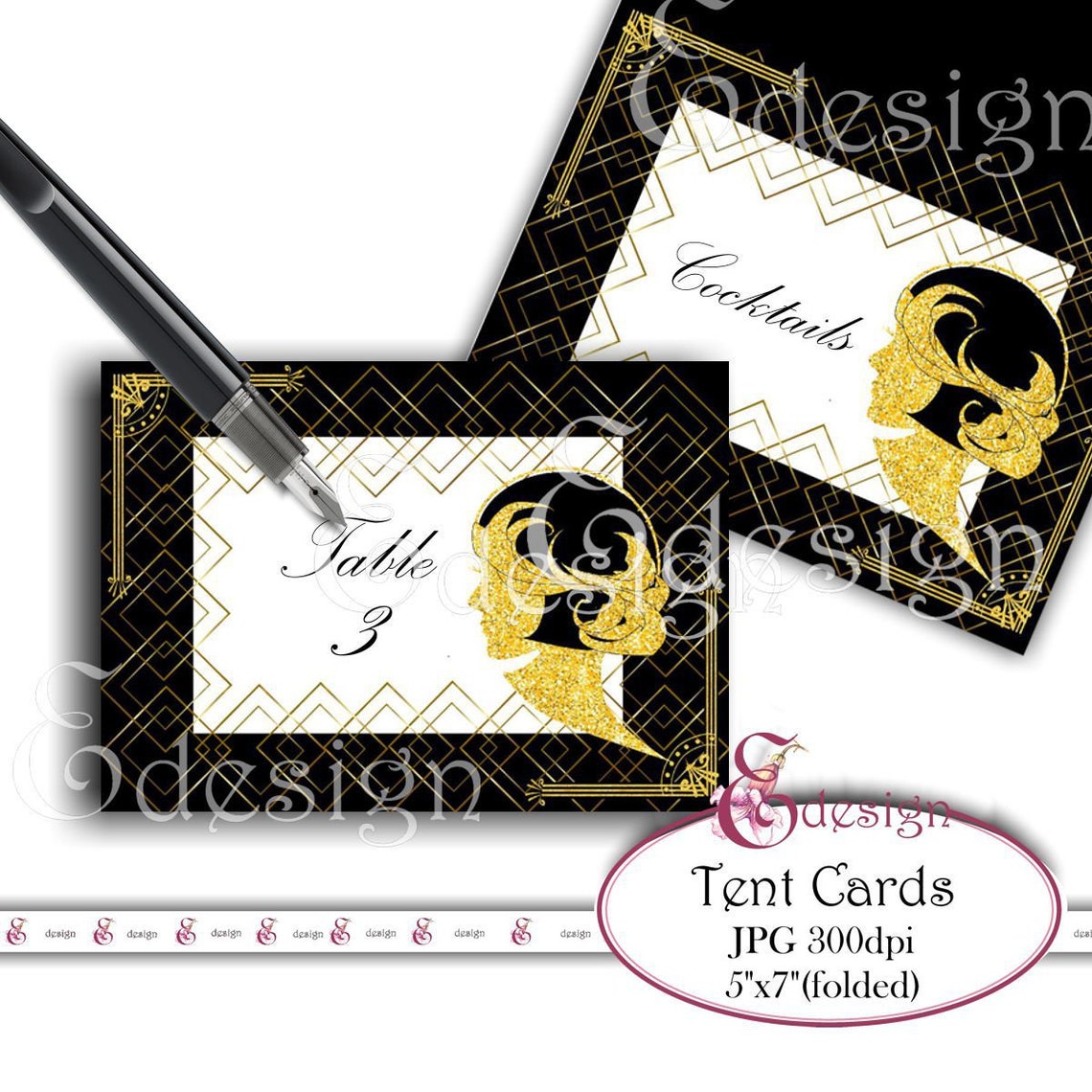 The GREAT GATSBY Printable Party Kit. Instant Download SET - Etsy
