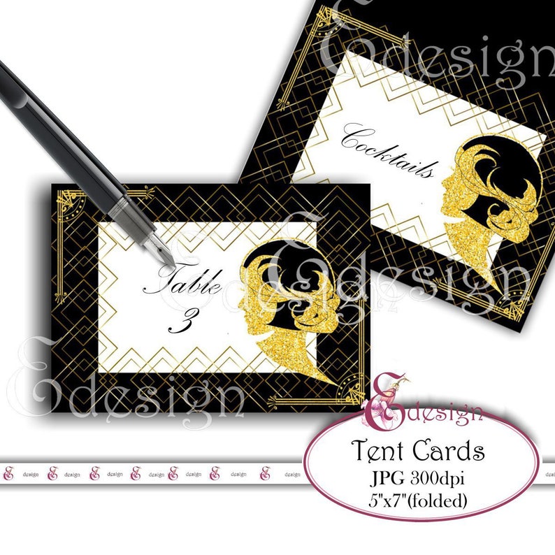 The GREAT GATSBY Printable Party Kit. Instant Download SET - Etsy