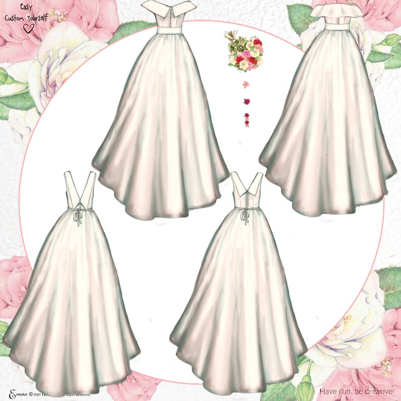 Wedding Bride Custom Clipart Pack.june Bride Add on - Etsy