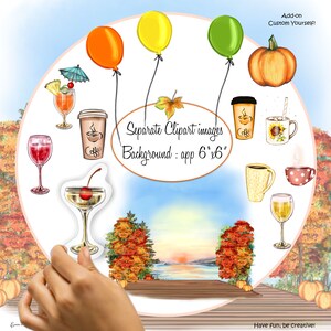 Best Friend Clipart Autumn Fall Custom Add on Bundle.bff Gorgeous Hair ...