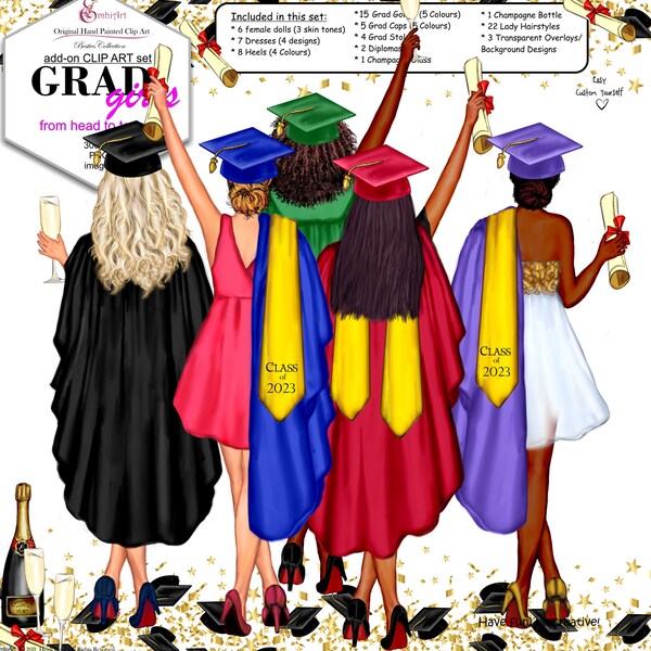 Black Girls Clip Art - Etsy