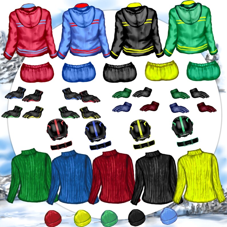 Couple Add on Clip Art Pack.winter Fashion.romantic - Etsy