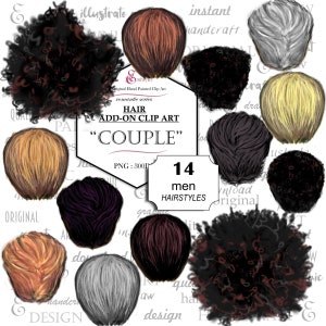 Couples Custom ADD-ON Clip Art2 Skinmultiracialpng 300DPI - Etsy