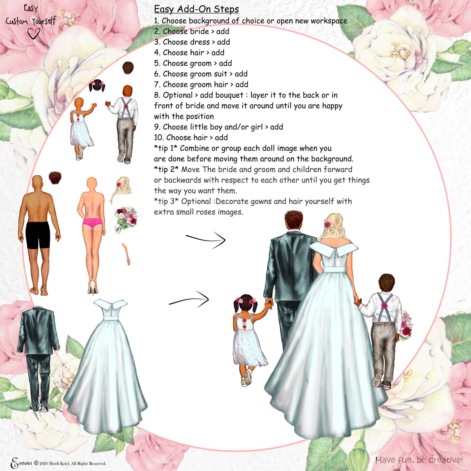 Wedding Clipart JUNE Bride Extension Wedding Clipart - Etsy