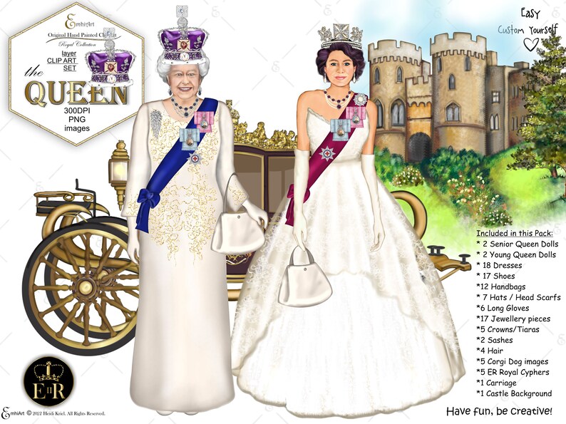 Queen Elizabeth ROYAL QUEEN Memorabilia Royal Queen - Etsy