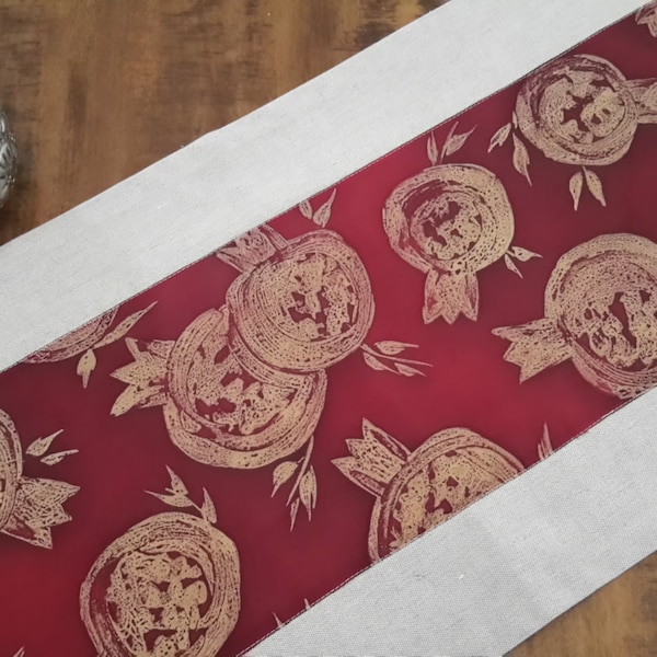 Hand Painted Runner - Etsy