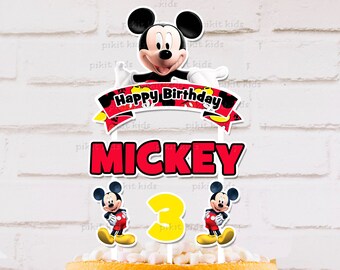 Mickey Mouse Cake Topper - Etsy Australia