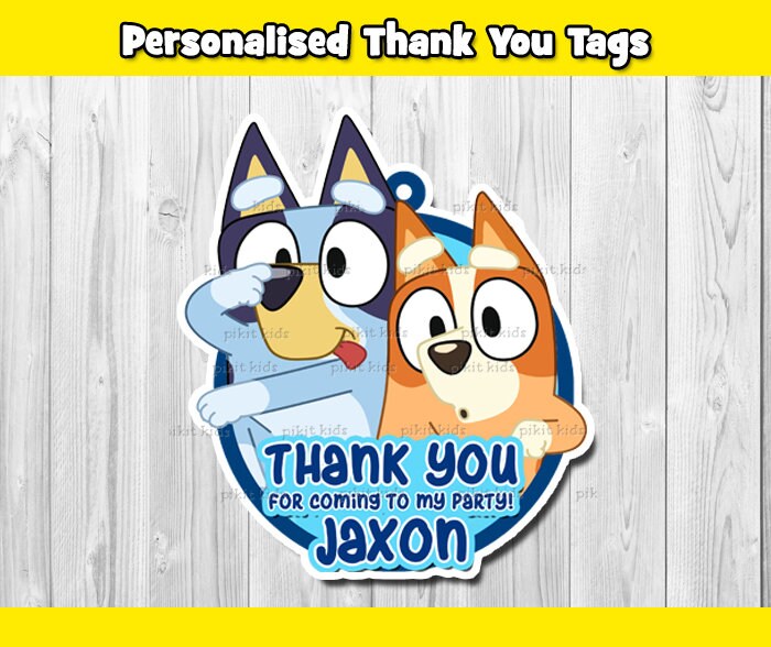 Labels LABELS ONLY Bluey Birthday Juice Pouch Labels Bluey Party Custom ...