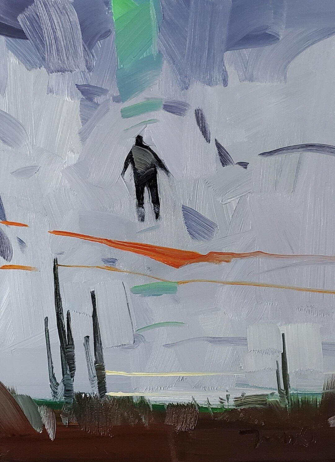 Alien Abduction Human Levitating Art PRINT by Original Artist Jose ...