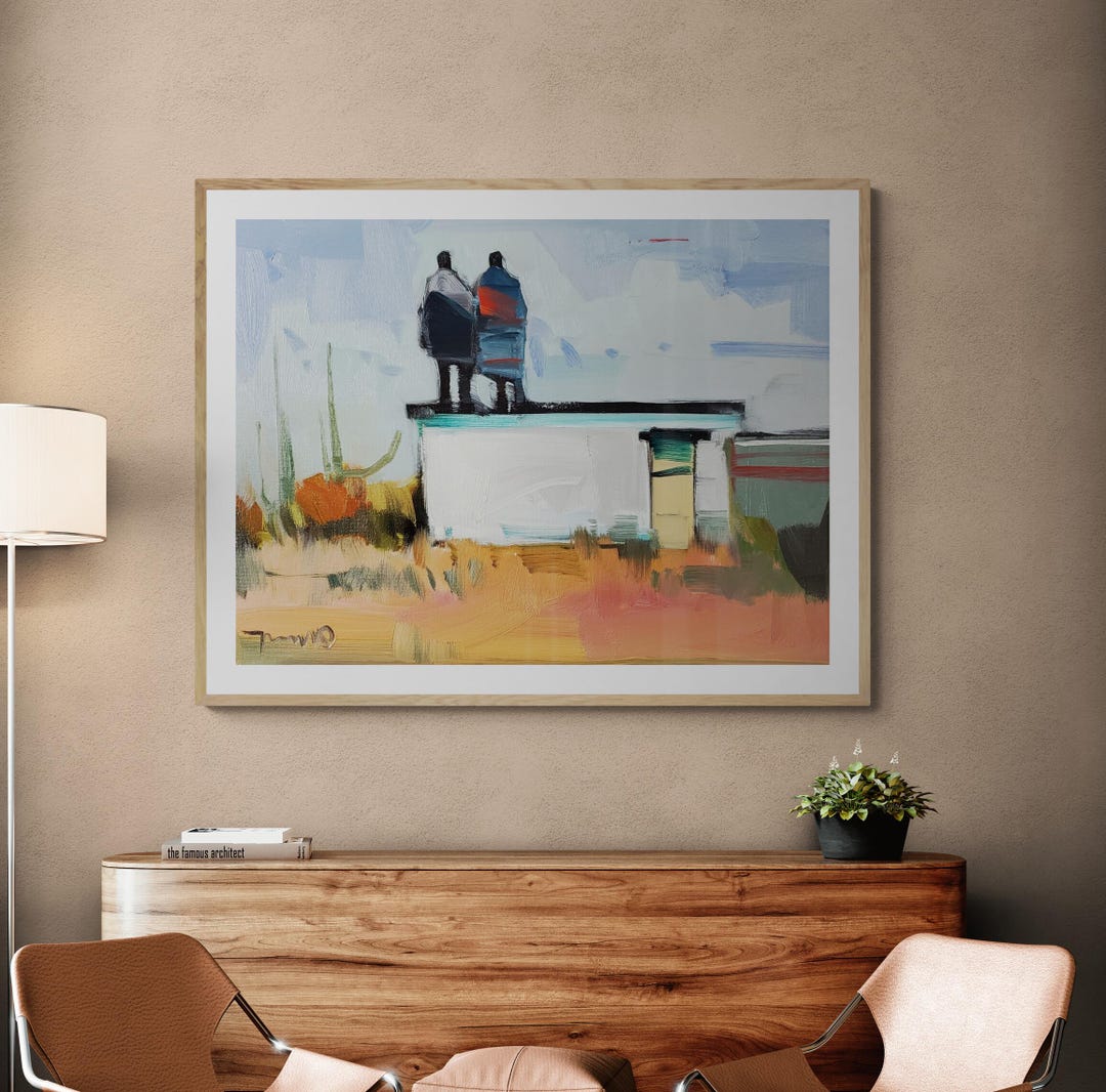 30x40 Large Landscape Arizona Pueblo PRINT of Oil Painting by Artist ...