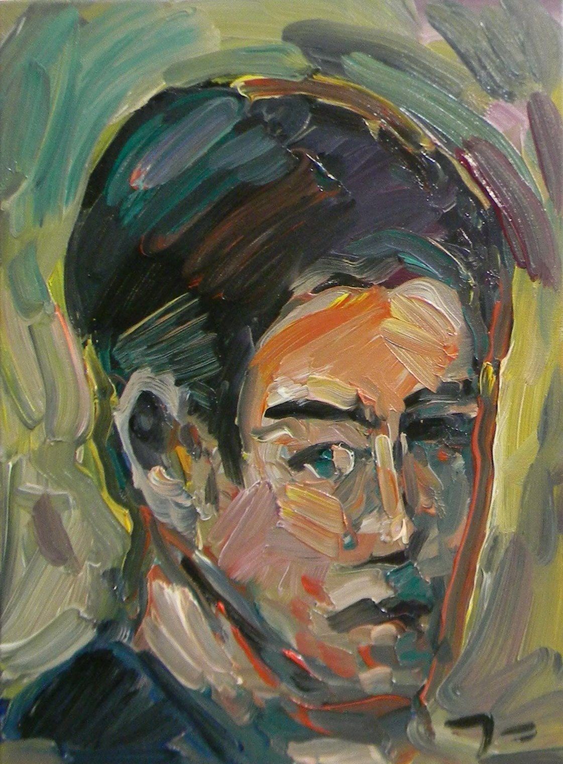 Jose Trujillo Portrait Impressionism Abstract Face Decor - Etsy
