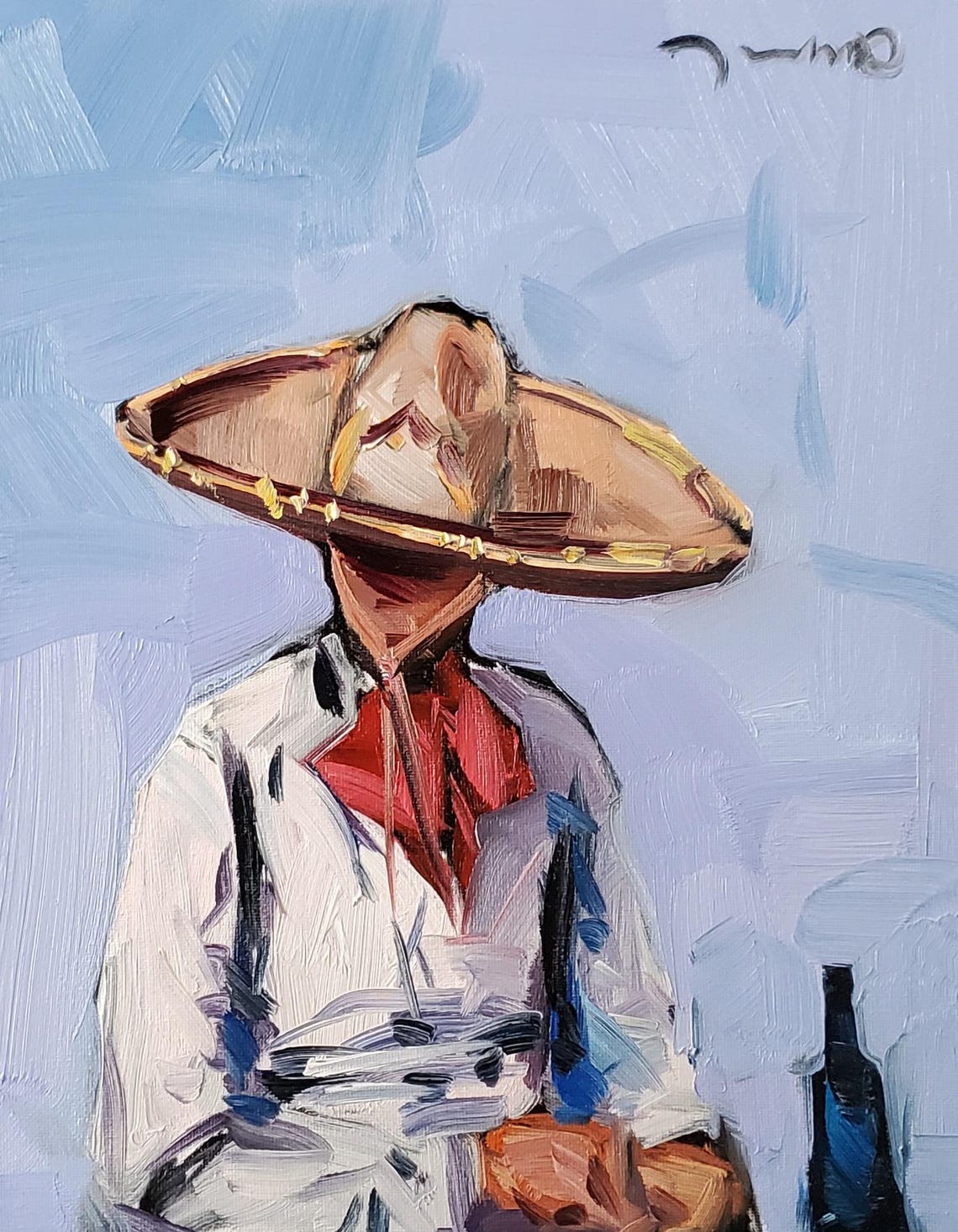 Mexican Charro Cowboy Art PRINT of Painting by Artist Jose Trujillo ...