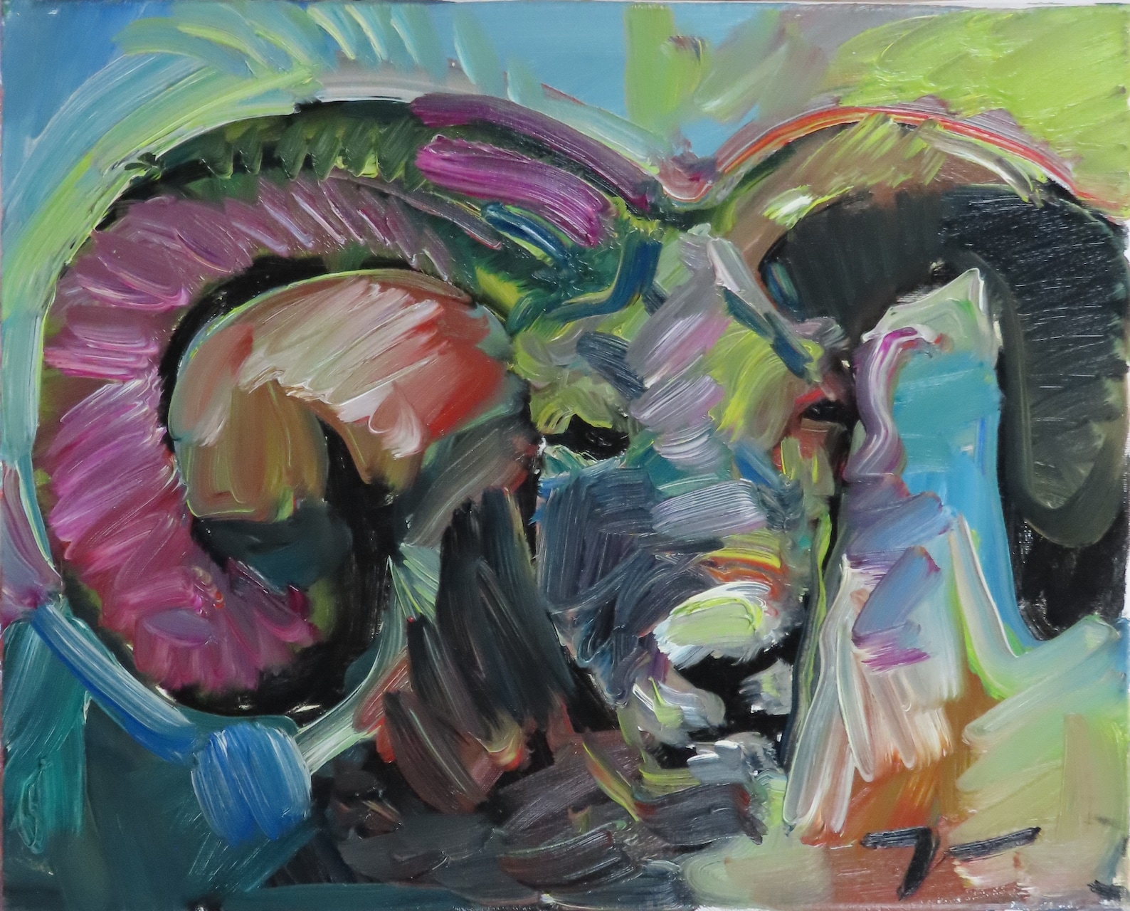 Jose Trujillo Large Oil Painting 16x20 Modern Expressionist - Etsy UK