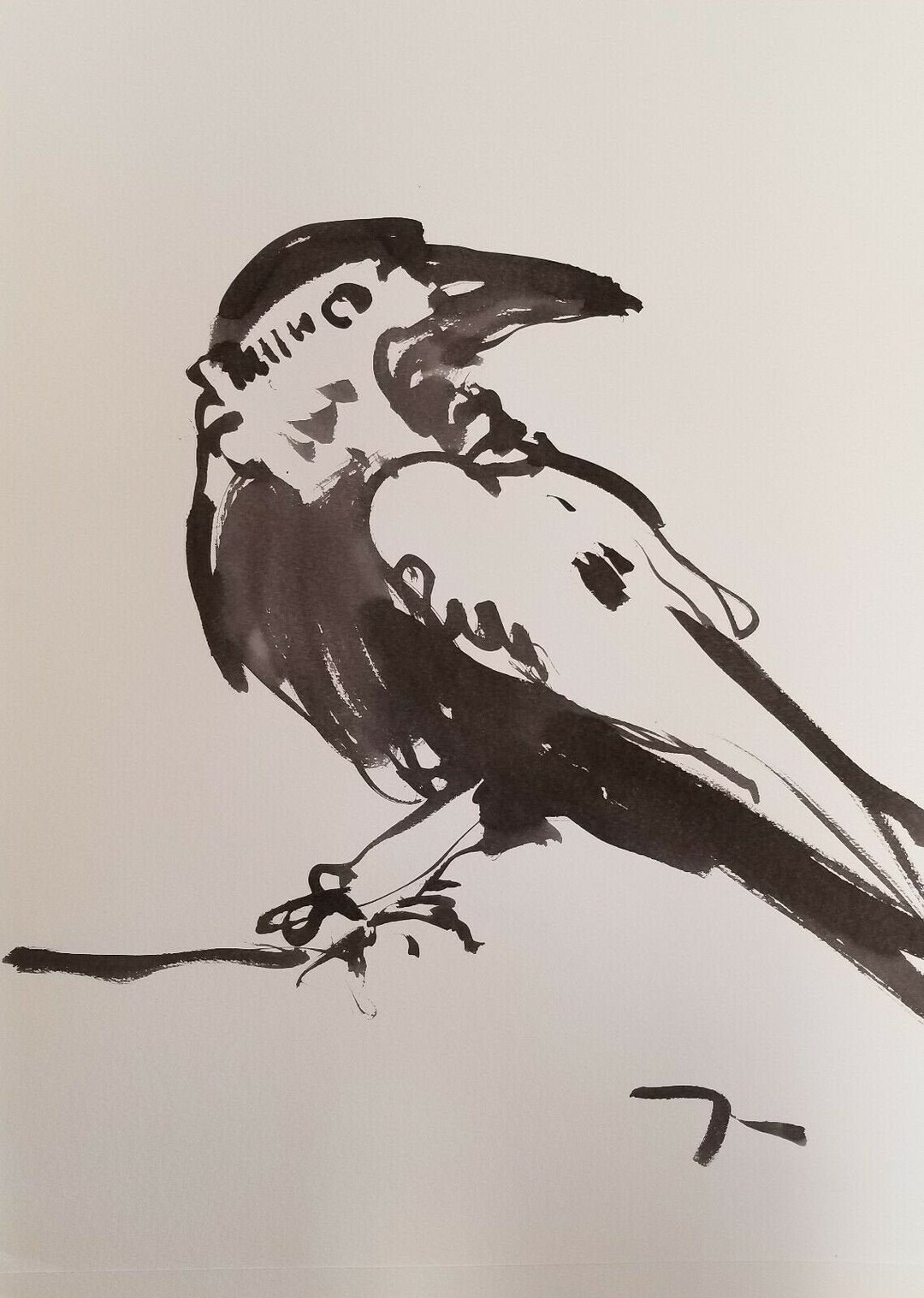 Jose Trujillo New Collectible Piece Abstract Expressionism Ink Wash 24 ...