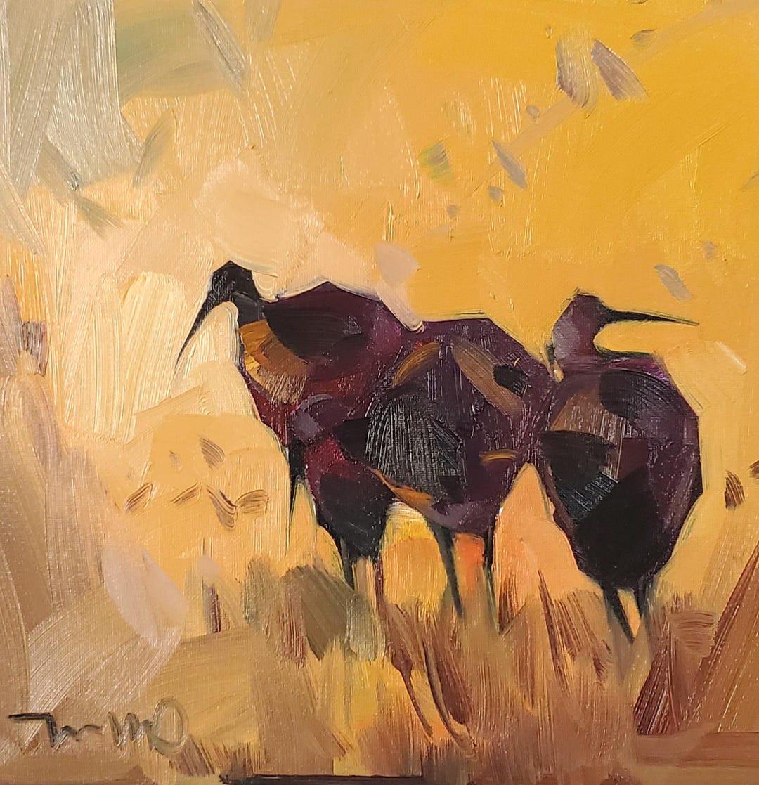 Jose Trujillo Large 16x16" Canvas PRINT Modern Impressionism Painting ...