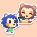 Mabel and Sable Cute Vinyl Sticker Animal Crossing | Etsy