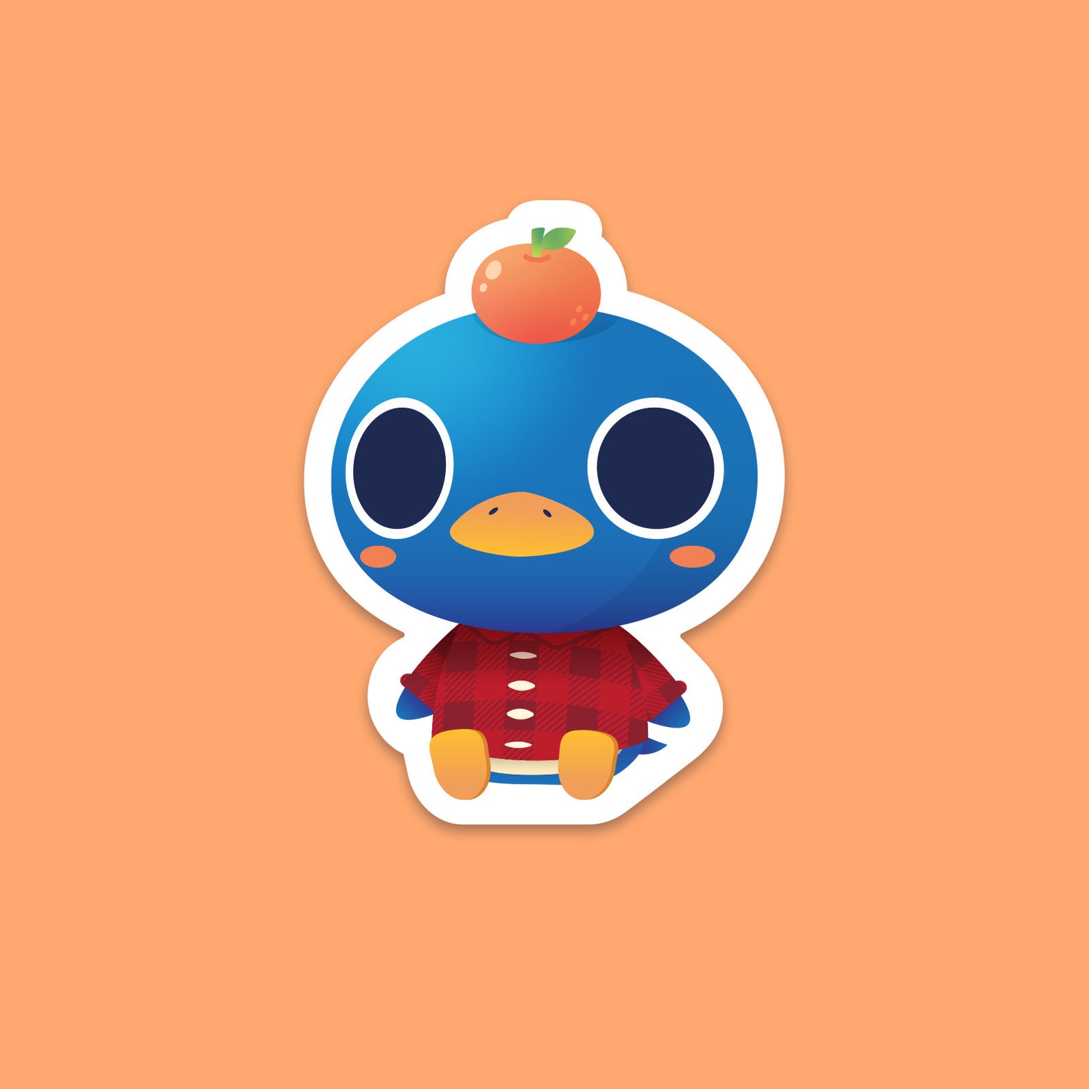 Roald Cute Vinyl Sticker Animal Crossing - Etsy