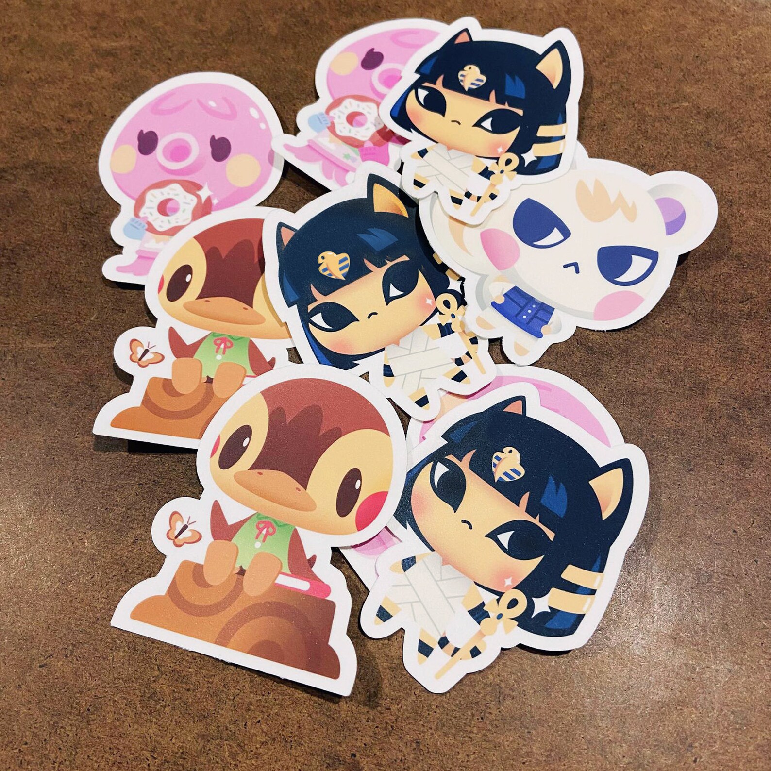 Audie Cute Vinyl Sticker - Animal Crossing - Etsy